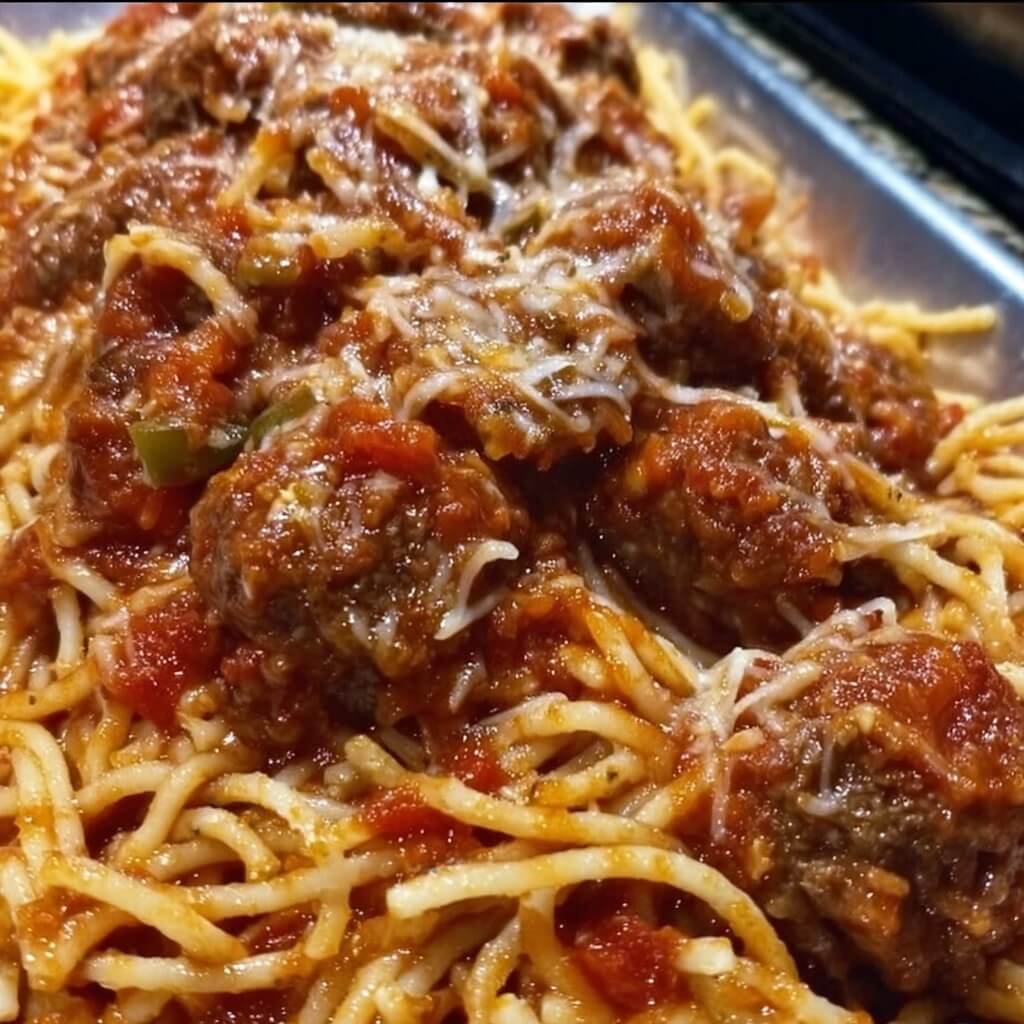 Pressure Cooker Spaghetti and Meatballs - khsmtr